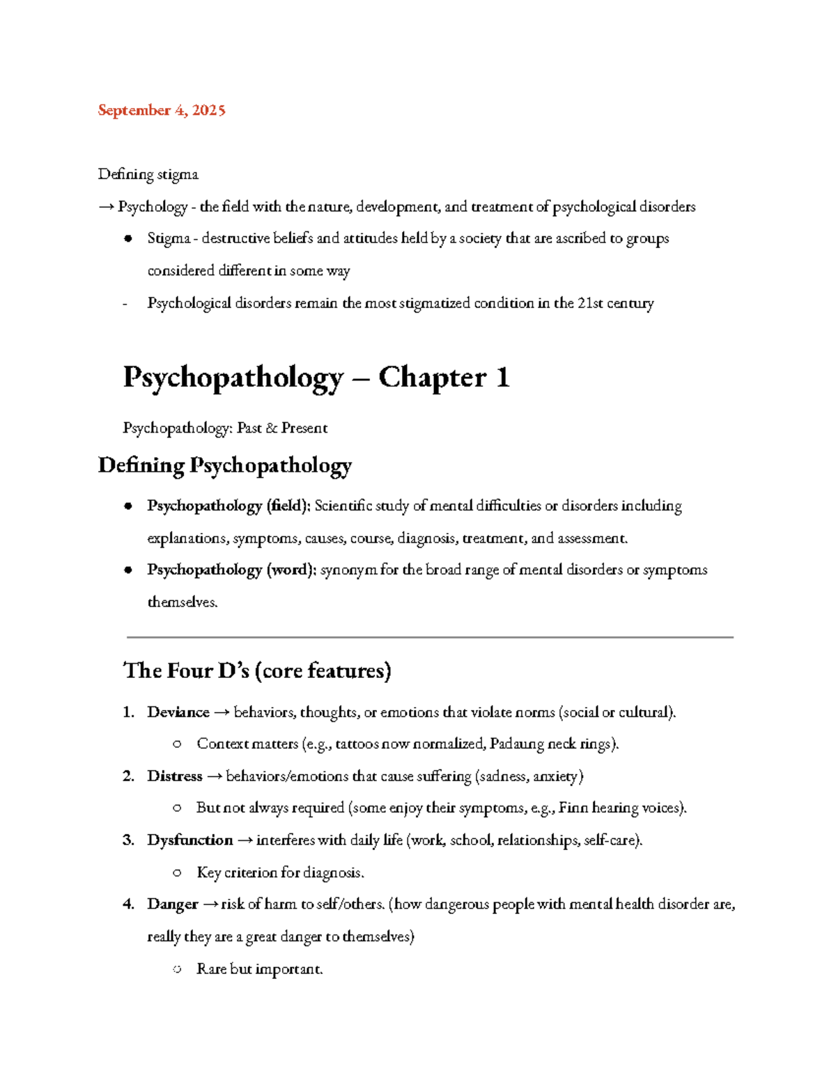 Psychopathology: Historical Perspectives and Modern Treatments (Psych ...