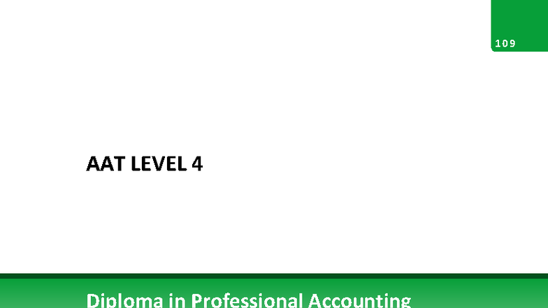 109 AAT Level 4 Diploma in Professional Accounting AUDT Mock Assessment ...