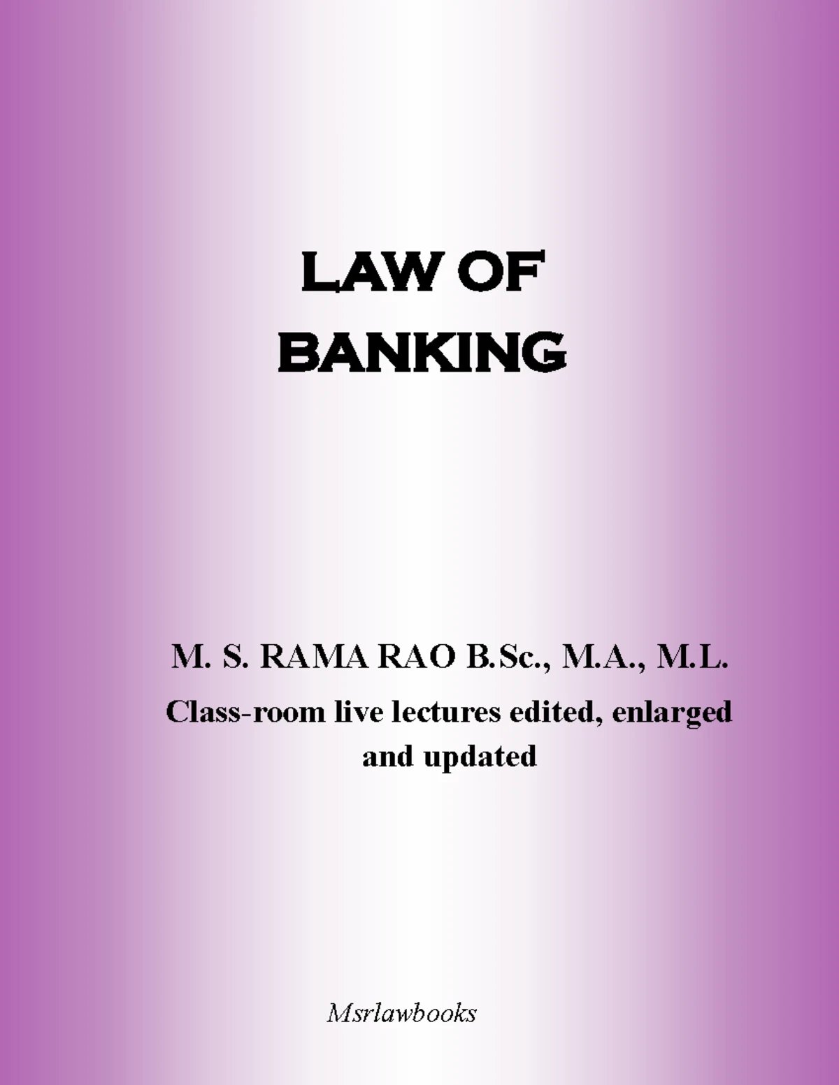 Banking LAW notes for llb and bba llb - KLE LAW ACADEMY BELAGAVI ...