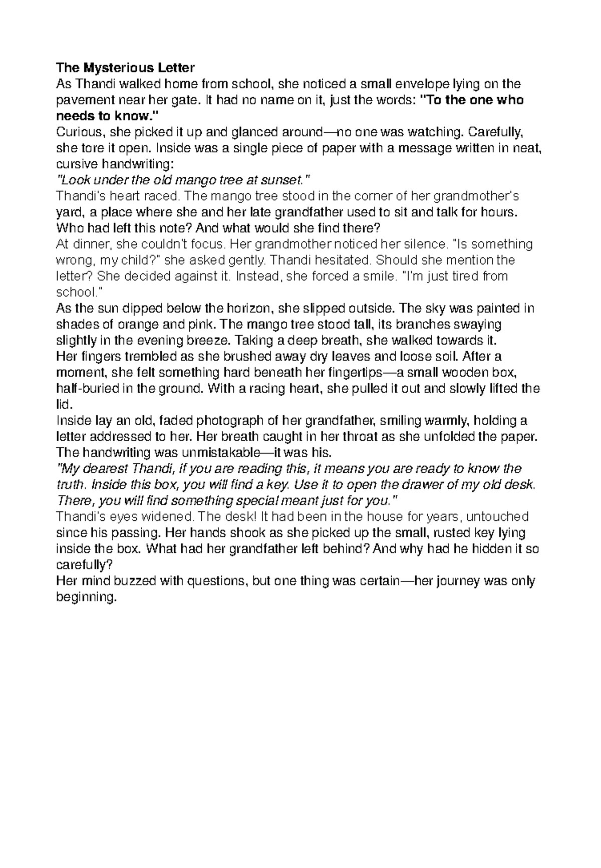 Folklore Booklet Notes - Grade 8 Core Reader Insights - Studocu