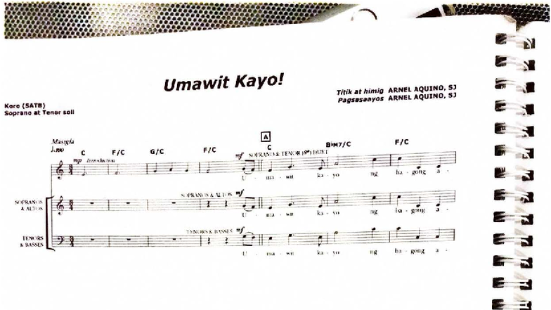 Christmas Eve Salmo (SAT) - Himig at Pagsasaayos ni Arnel Aquino, SJ ...