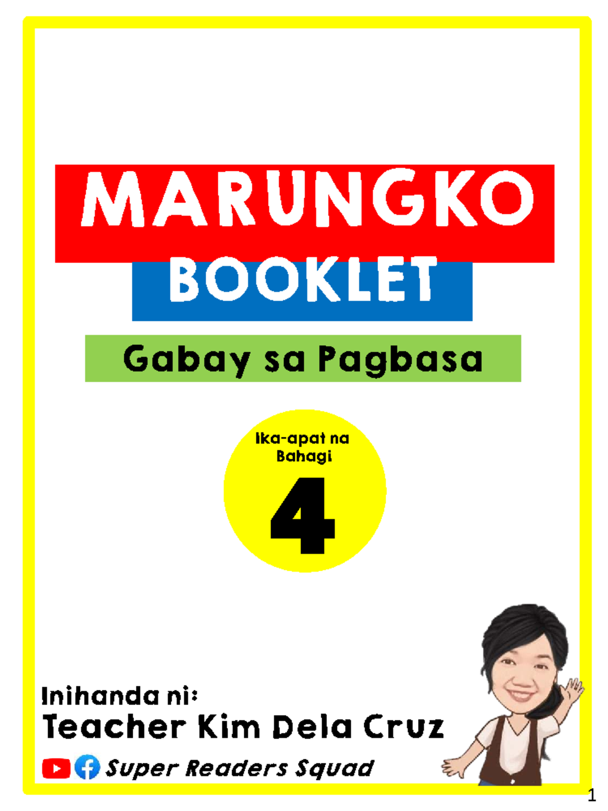 Marungko Booklet B4: Gabay sa Pagbasa at Pagsasanay - Studocu