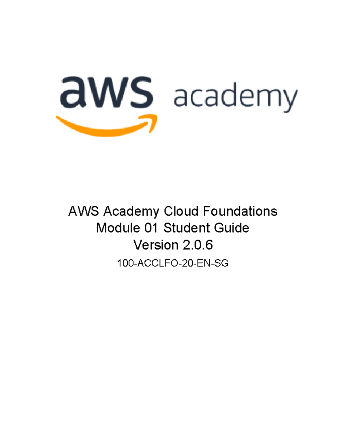 AWS Academy Cloud Foundations Module 1: Cloud Concepts Overview Notes ...