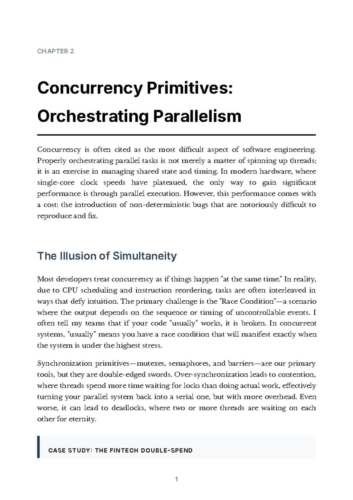 CHAPTER 2: Concurrency Primitives - Orchestrating Parallelism - Studocu