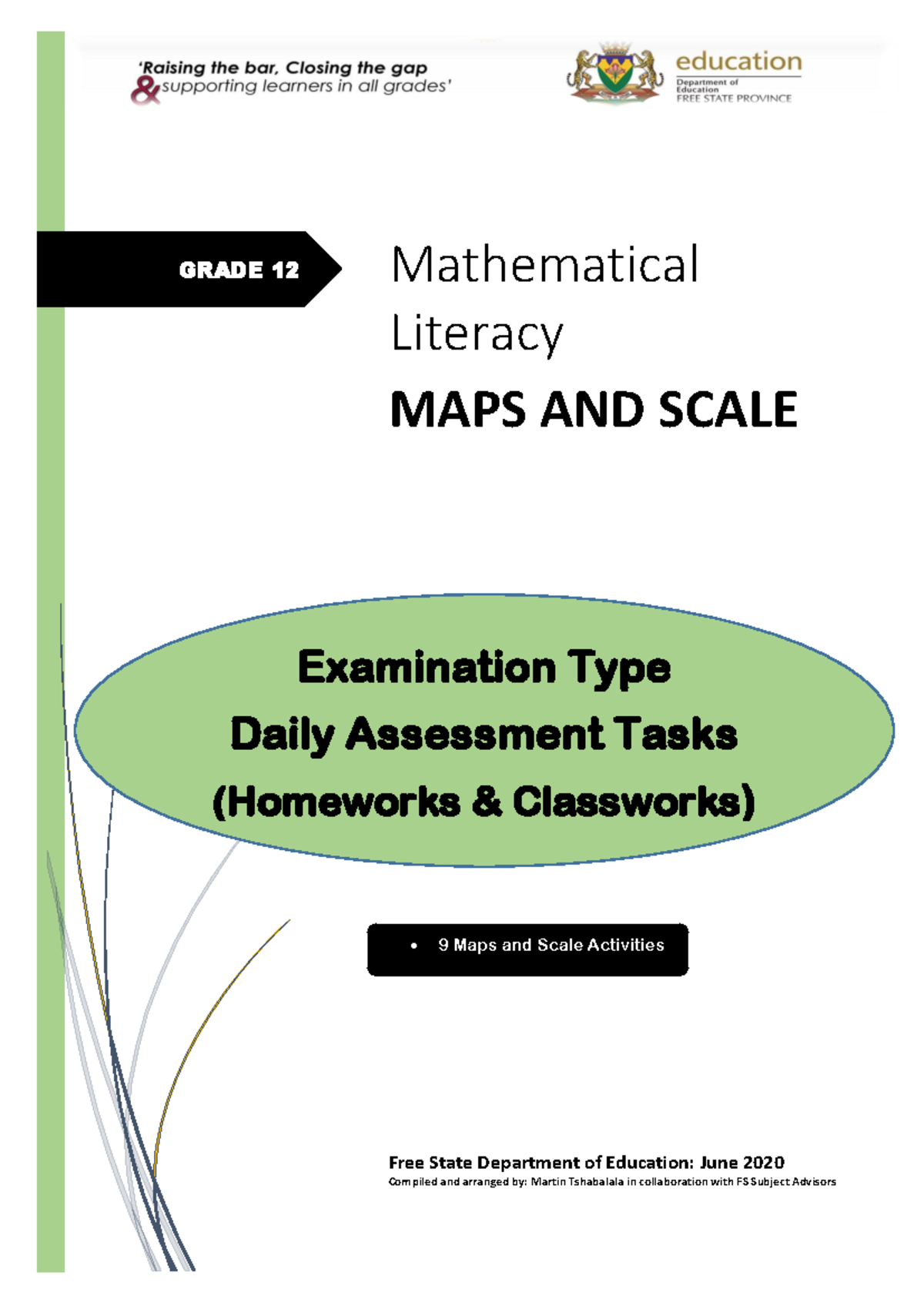 FS G12 Maps and Scale Daily Assessment Tasks Guide - Studocu