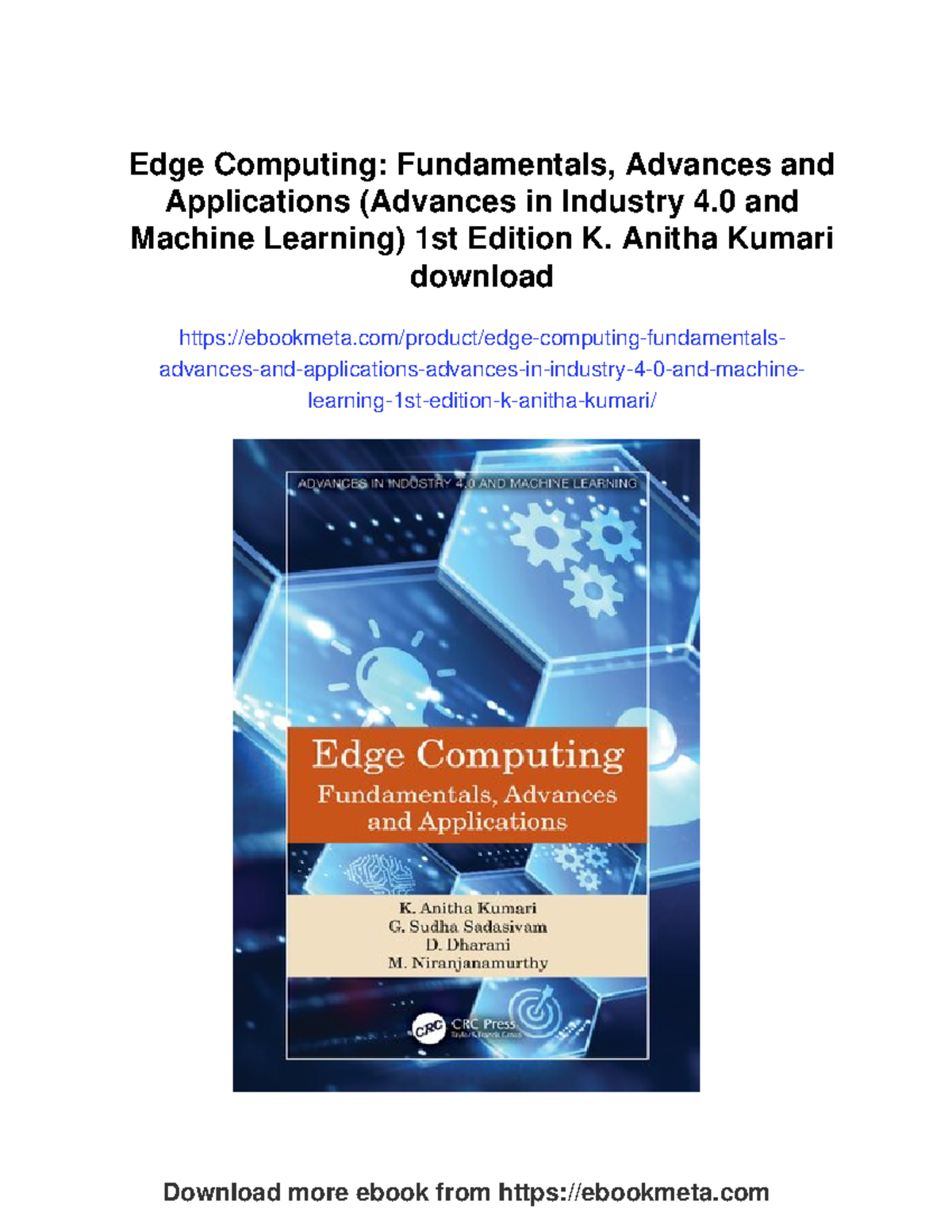 Edge computing fundamentals, advances and applications (course code ...