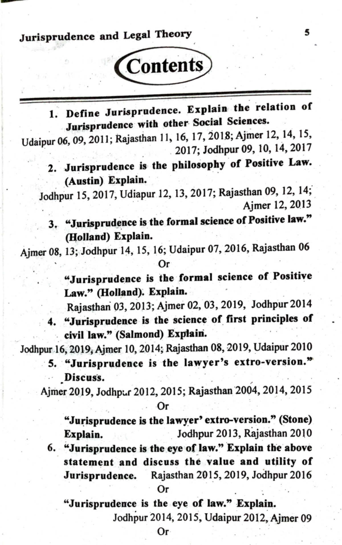 1. Jurisprudence - you can find all previous most important questions in this PDF ...