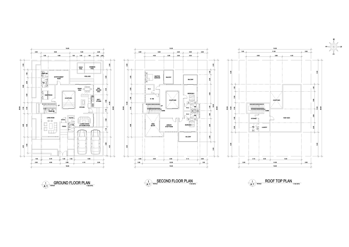 2 Storey Project Render Sample - Architectural Plans - Studocu