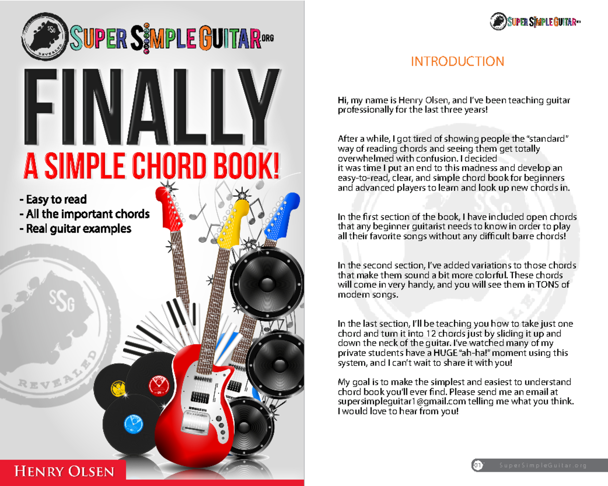 Super Simple Chord Book for Guitar: Easy Chords & Variations - Studocu