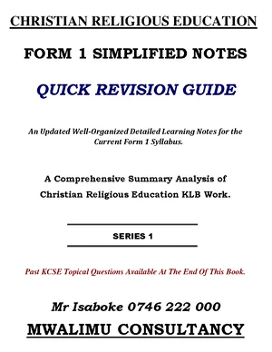 FORM 1 COMP Simplified Notes - COMPUTER STUDIES NOTES FORM 1 SIMPLIFIED ...