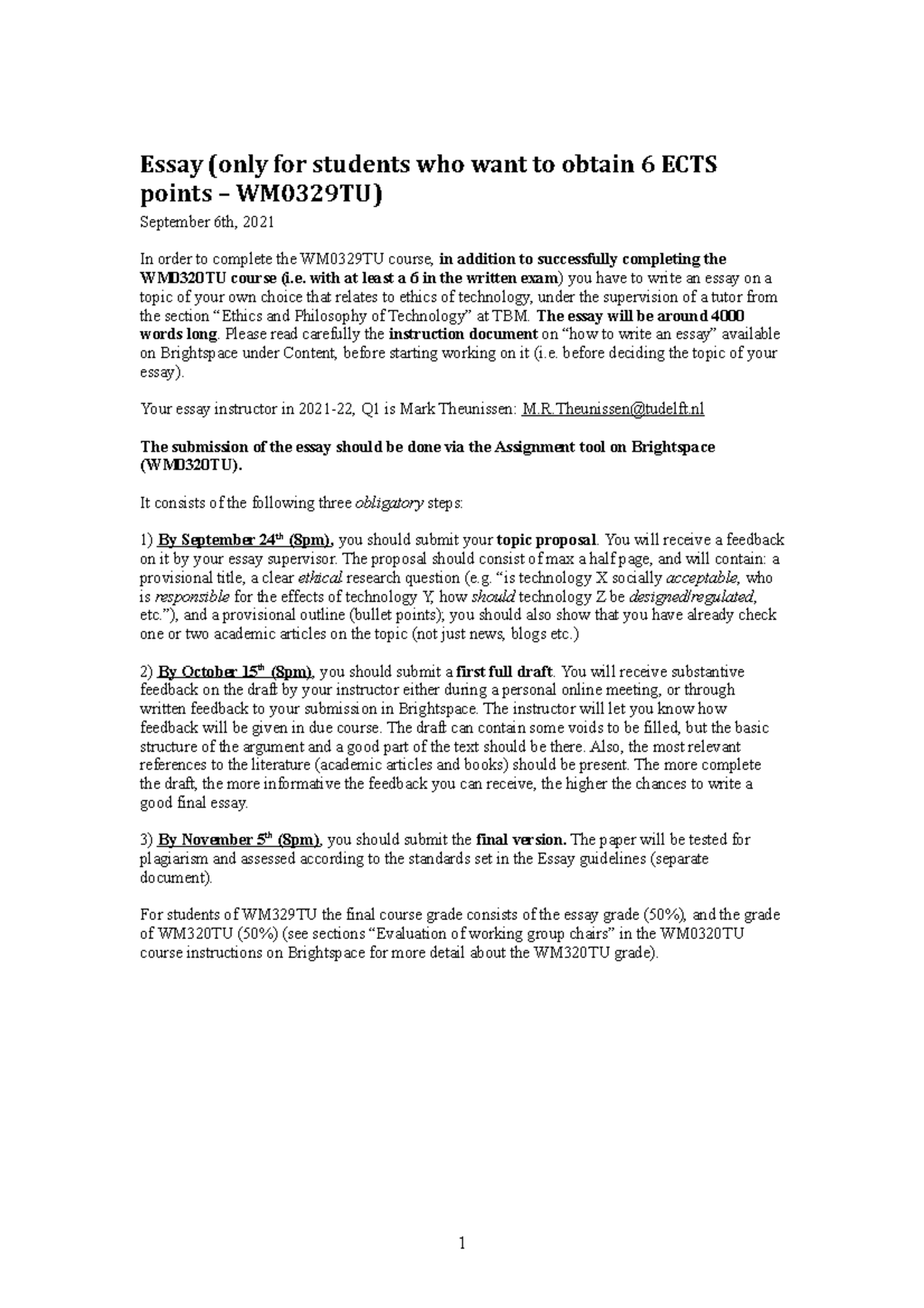 WM0329TU 21-22 Q1 Essay Submission Guidelines and Instructions ...