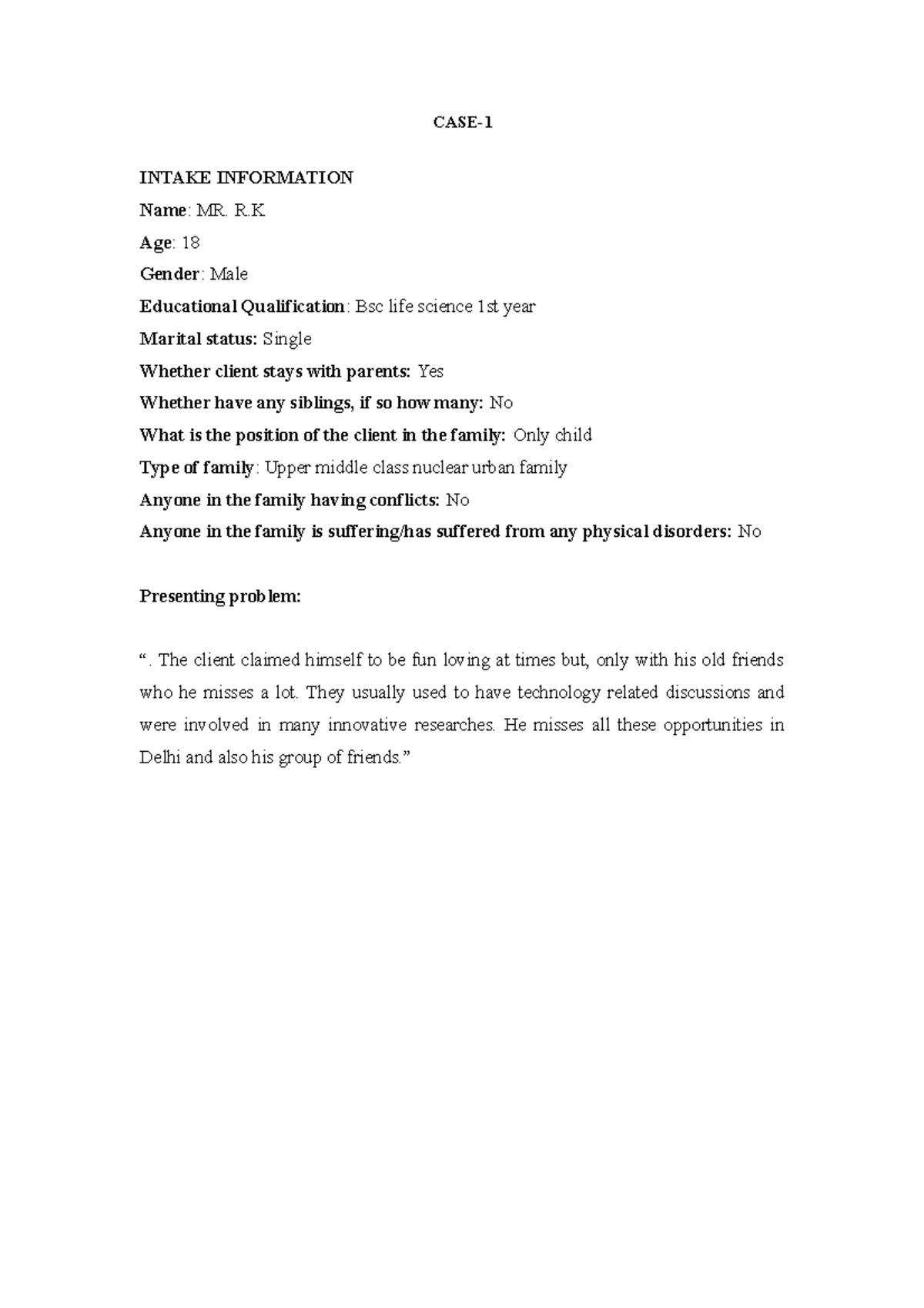 MAPC Internship Appendix pages - MPCE 15, 25, 35 - APPENDIX-I DECLARATION I - Studocu