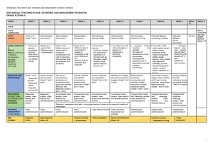 2025 ANNUAL TEACHING PLANS: GRADE 8 SOCIAL SCIENCES (GEOGRAPHY ...