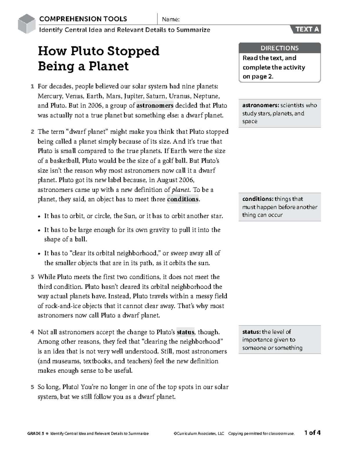 Understanding Pluto's Demotion to Dwarf Planet Status: A Summary ...