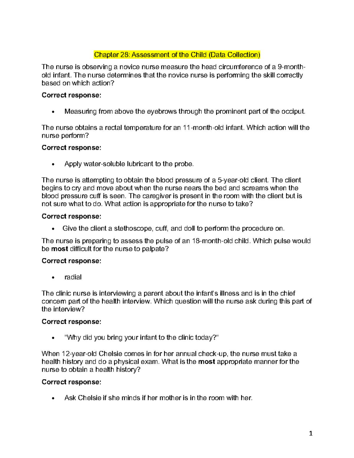 Chapter 28: Child Assessment and Data Collection Techniques - Studocu