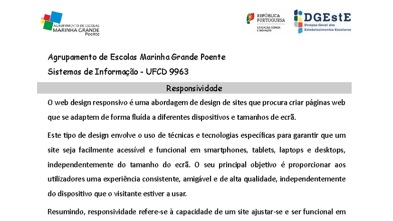 2526 - Apontamentos sobre Responsividade em Web Design - Studocu