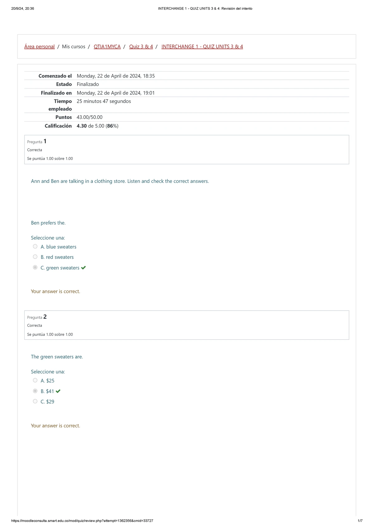 PA A2 Task-Based Speaking Evaluation Students' Material V1 012024 - Studocu