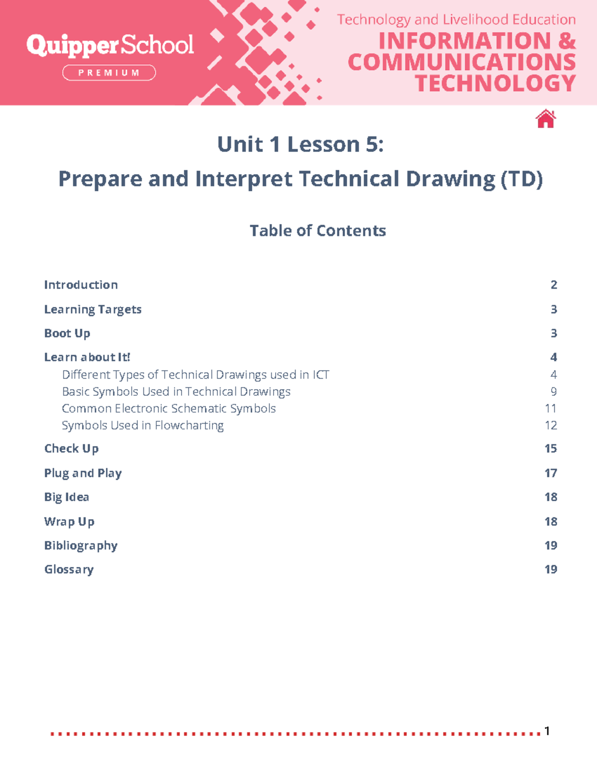 Final ICT 1.5: Prepare & Interpret Technical Drawings in ICT - Studocu