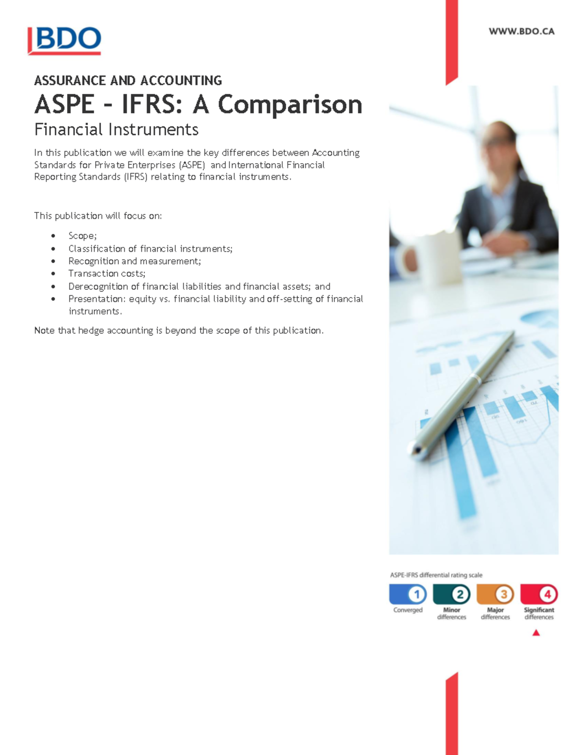 ASPE vs IFRS: Key Differences in Financial Instruments Analysis - Studocu