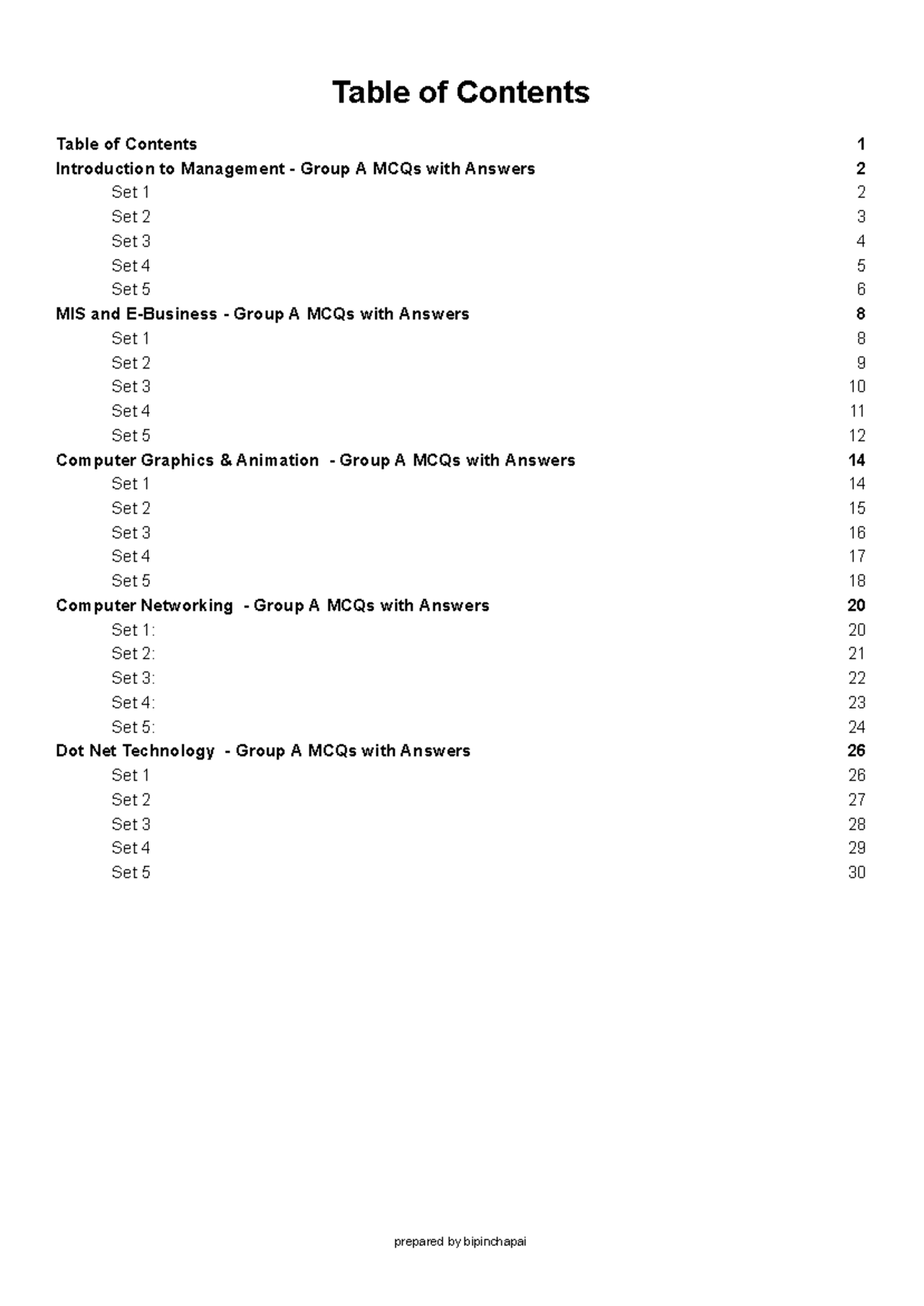 BCA 5TH SEM All Subjects MCQs with Answers: Comprehensive Guide - Studocu