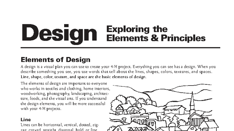 Principles and Elements of Design: A Comprehensive Guide - Studocu