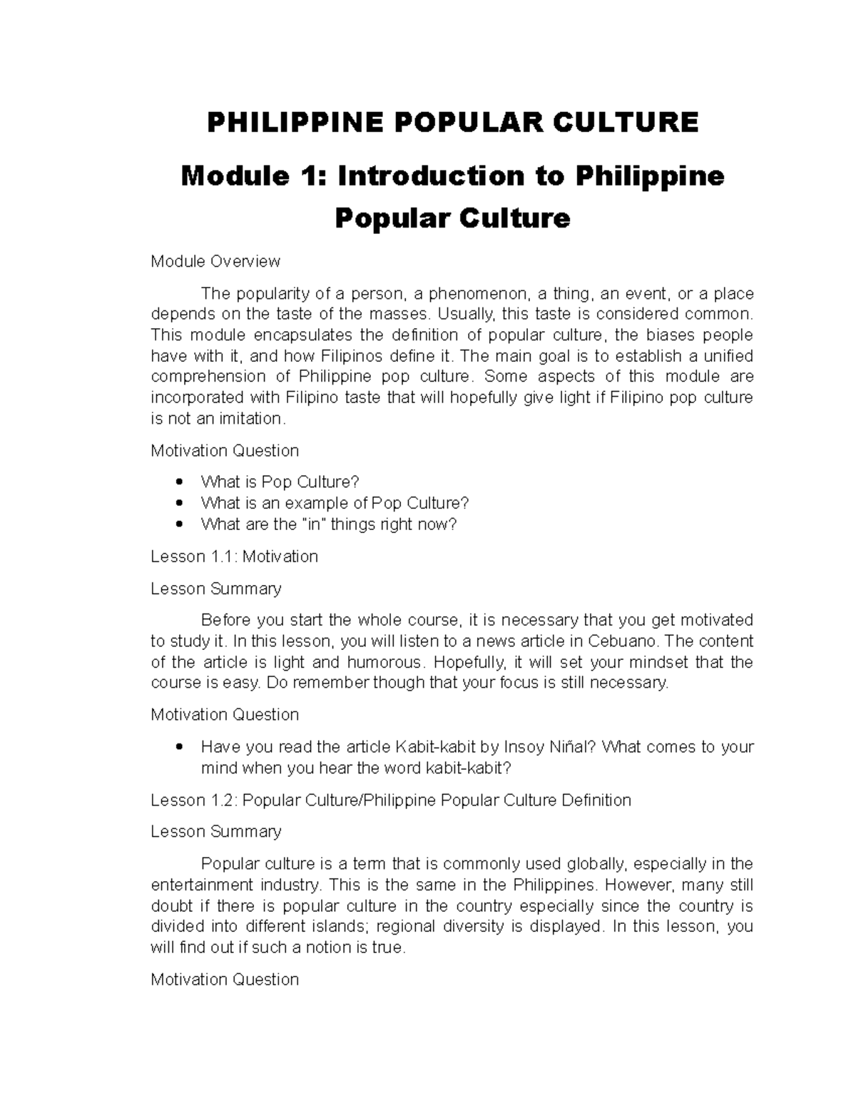 Philippine Popular Culture: Understanding Its Evolution and Trends ...