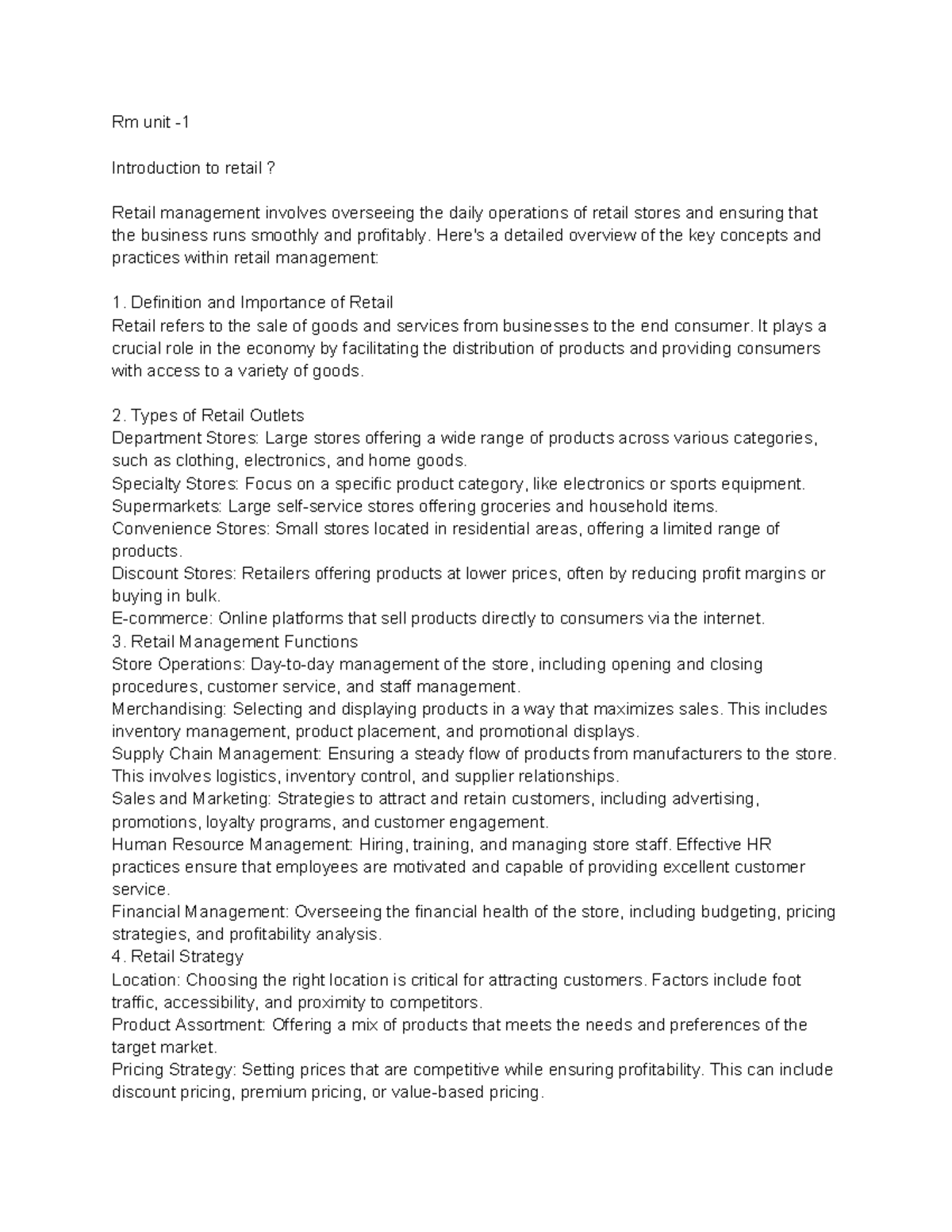 Retail Management: Comprehensive Overview of Key Concepts & Strategies ...