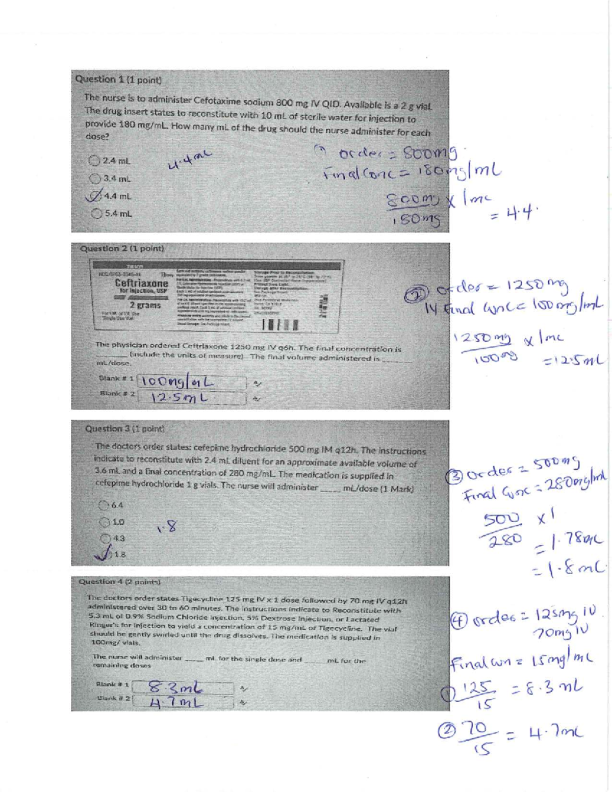 Math 3 - Revision Guide for Medication Dosage Calculations - Studocu