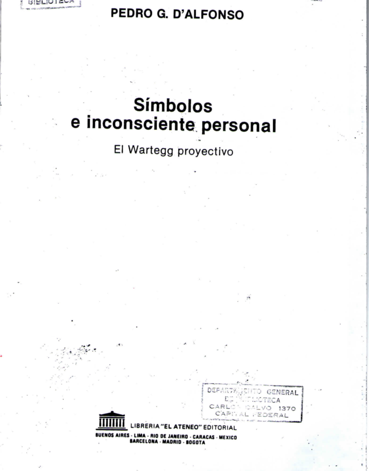 424236400 DAlfonso Simbolos e Inconsciente Personal - Psicología Social ...
