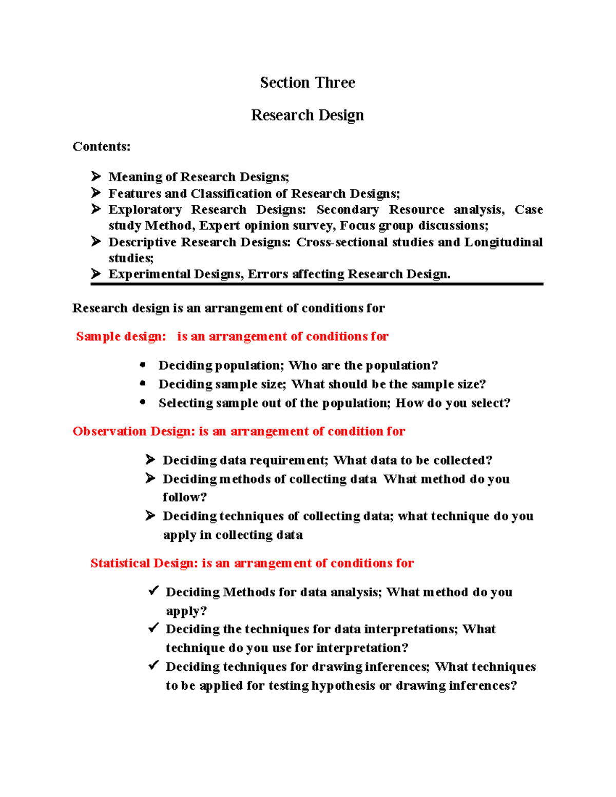Research Method (RM) - Comprehensive Guide to Research Design - Studocu