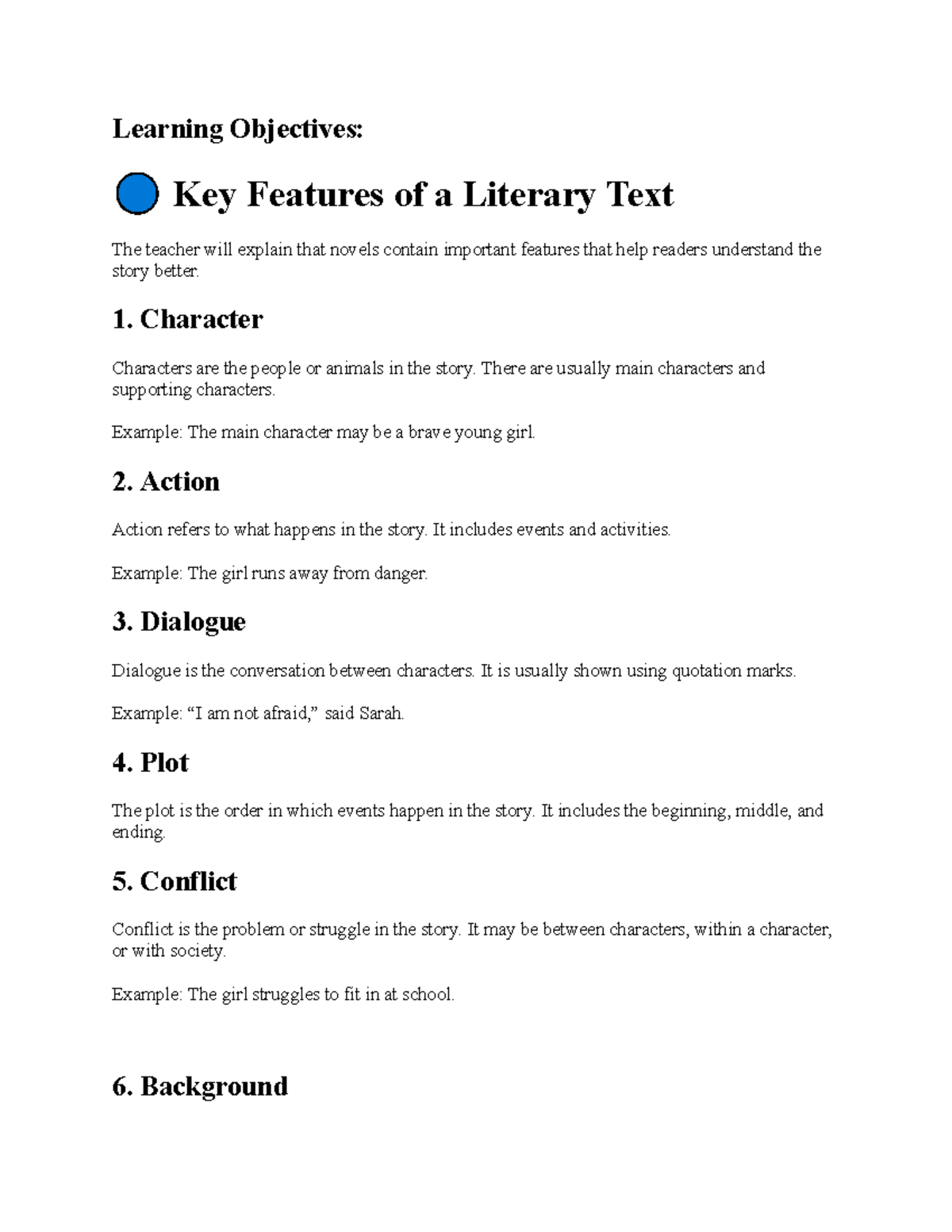 Literature Review Notes: Key Features of a Literary Text - Studocu