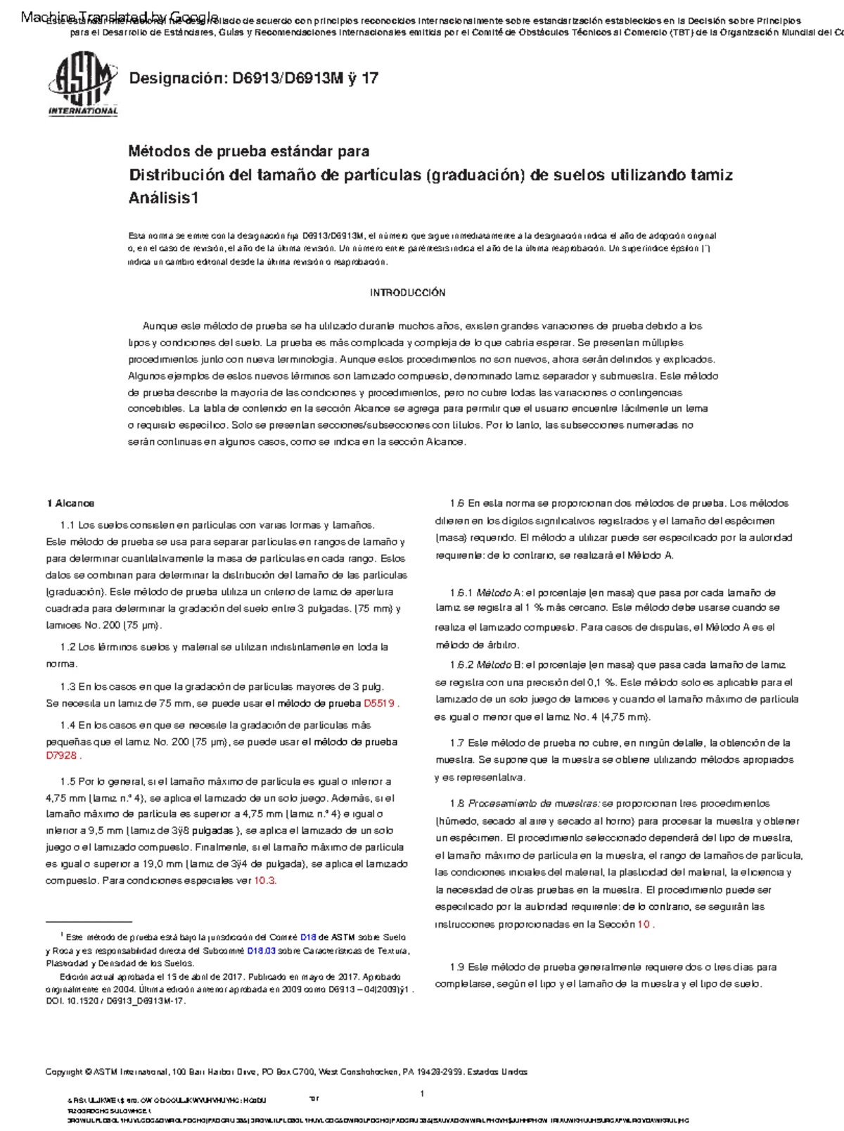 ASTM D7263 - Standard Test Methods for Soil Density and Unit Weight ...