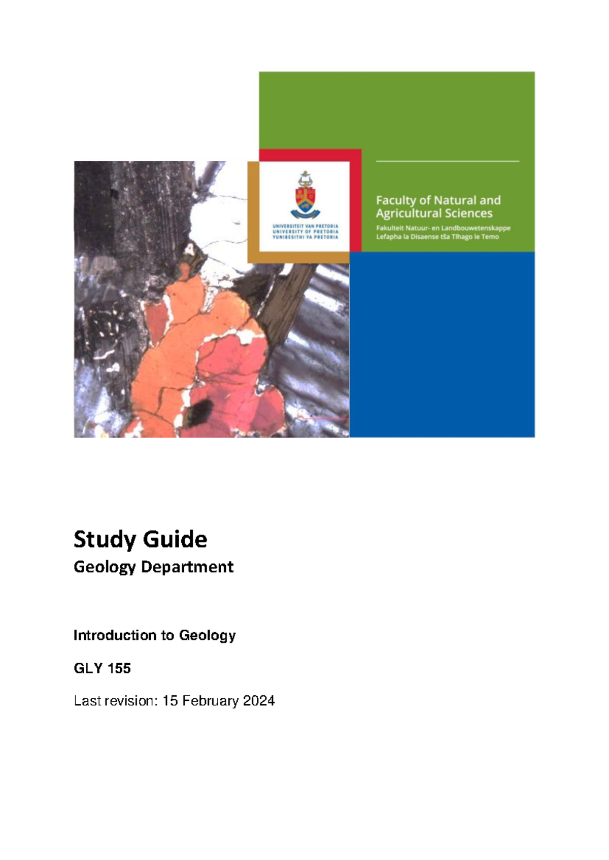 Geology Study Guide for GLY155: Overview & Essential Information - Studocu