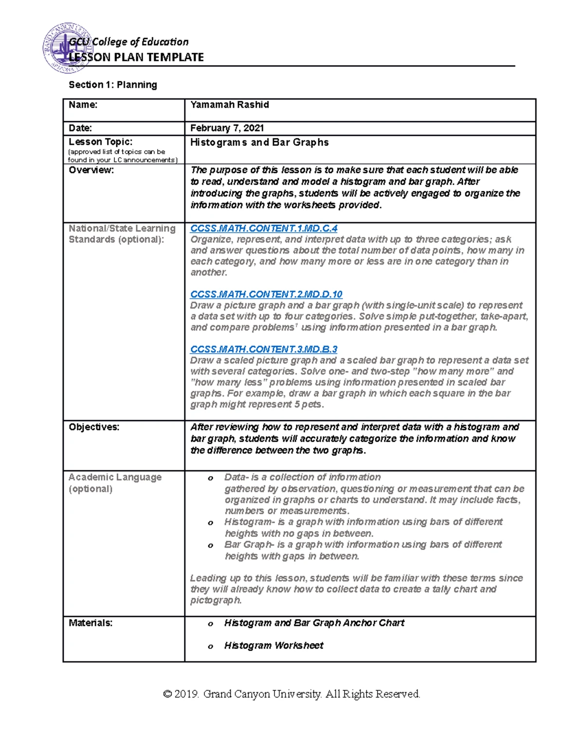 MAT-151 Lesson Plan: Measurement, Volume, and Weight Overview - Studocu