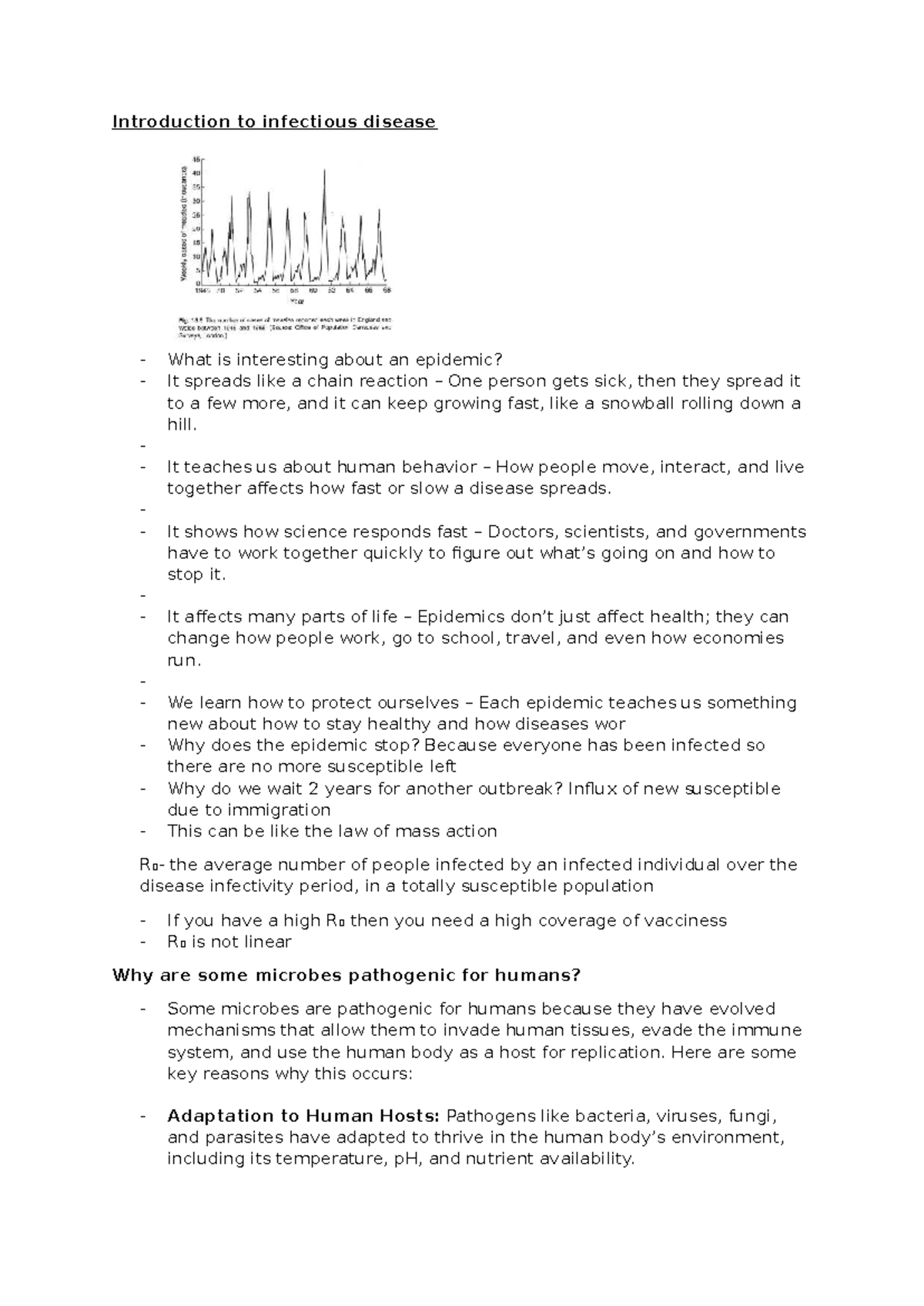 Introduction to Infectious Disease: Understanding Epidemics and ...