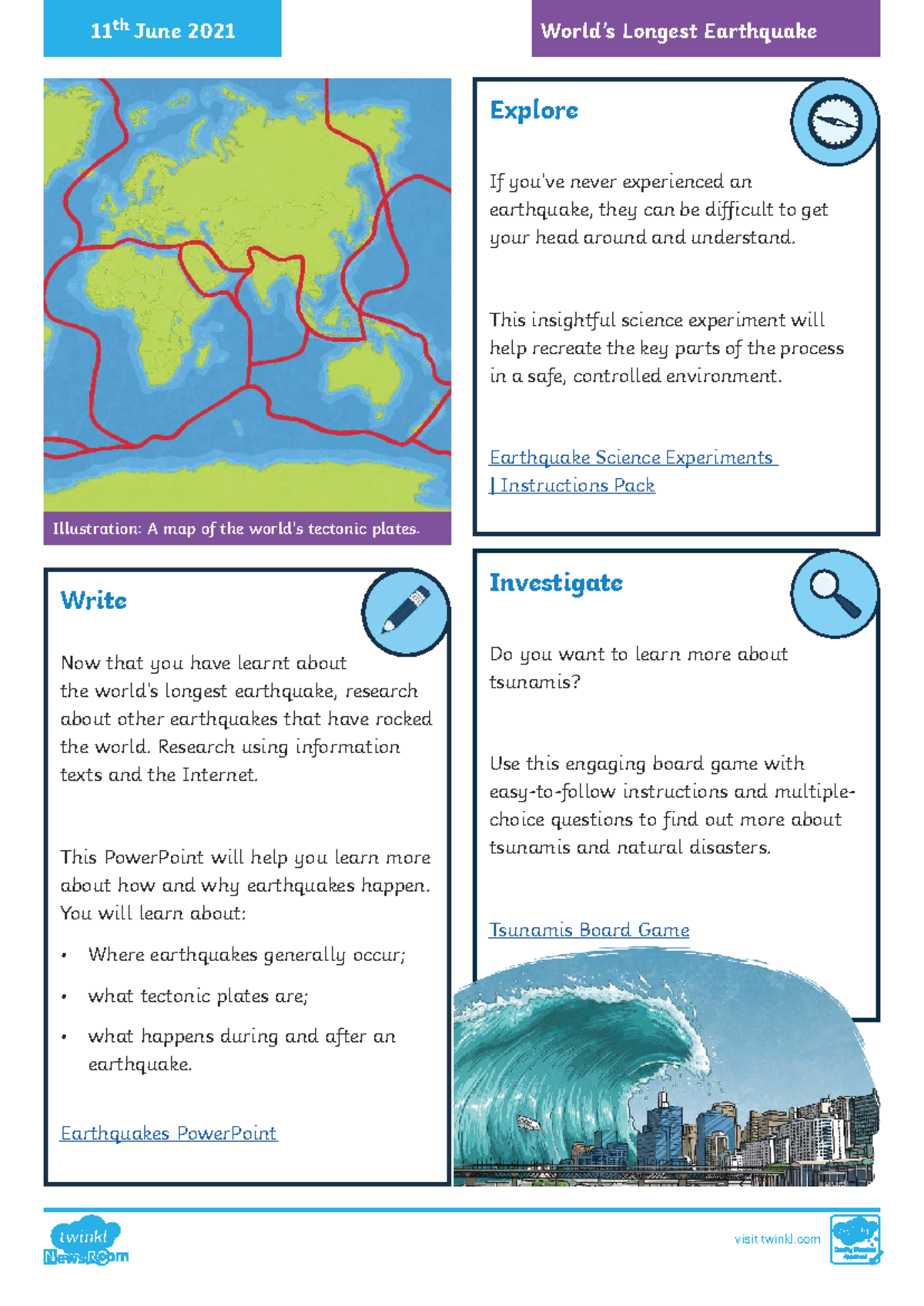 Exploring the World's Longest Earthquake: Science Experiments ...