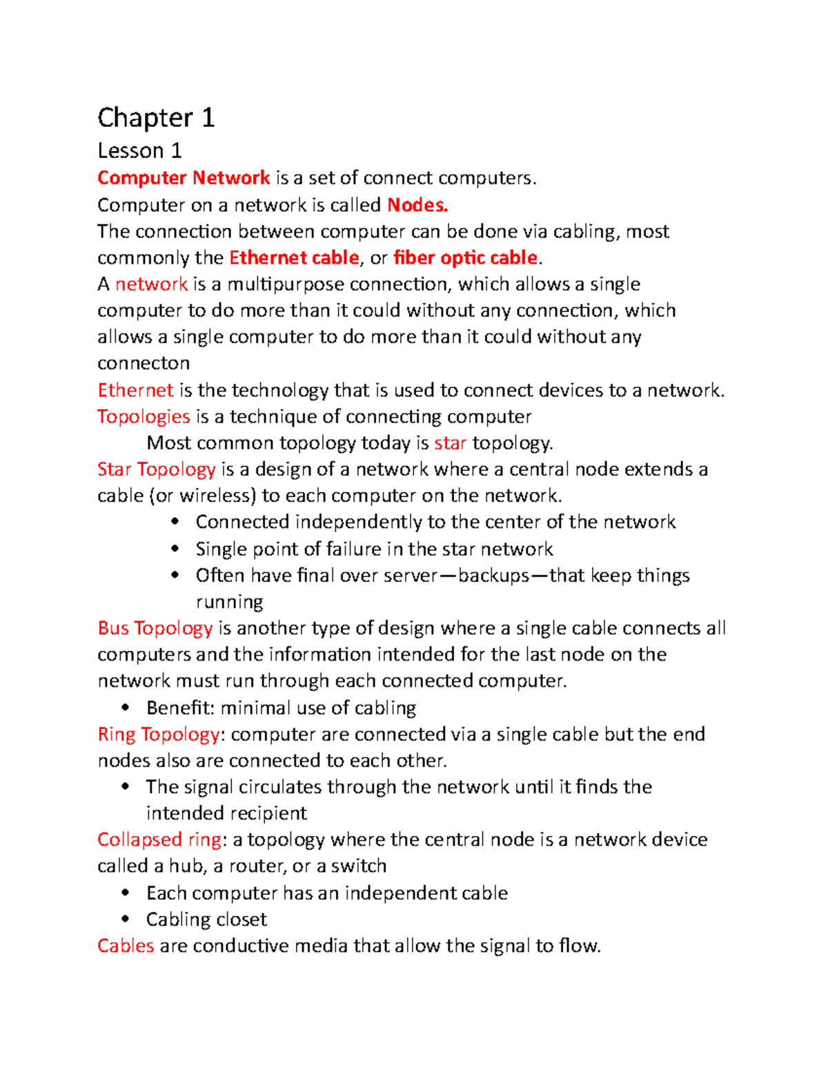 IT Foundations notes for Comptia A+ - Chapter 1 Lesson 1 Computer ...