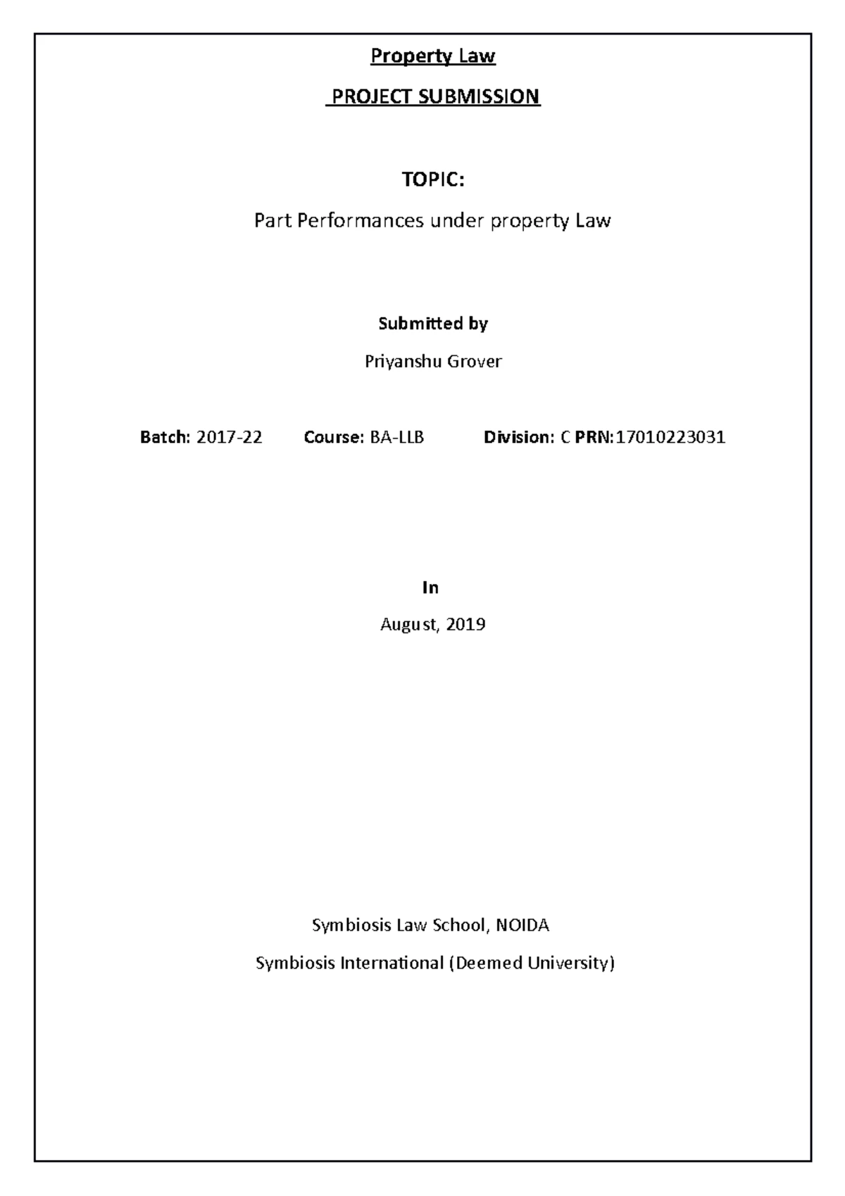 IPR Module 3 - trademark notes - CONTENTS MODULE-III: TRADE MARK ...