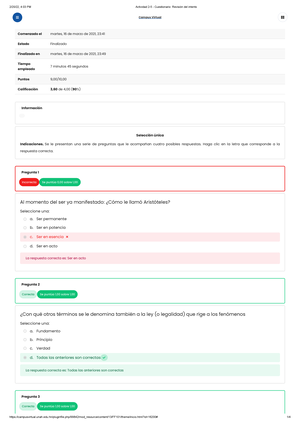 [Solved] La verdadera contemplacion filosofica encuentra satisfaccion ...
