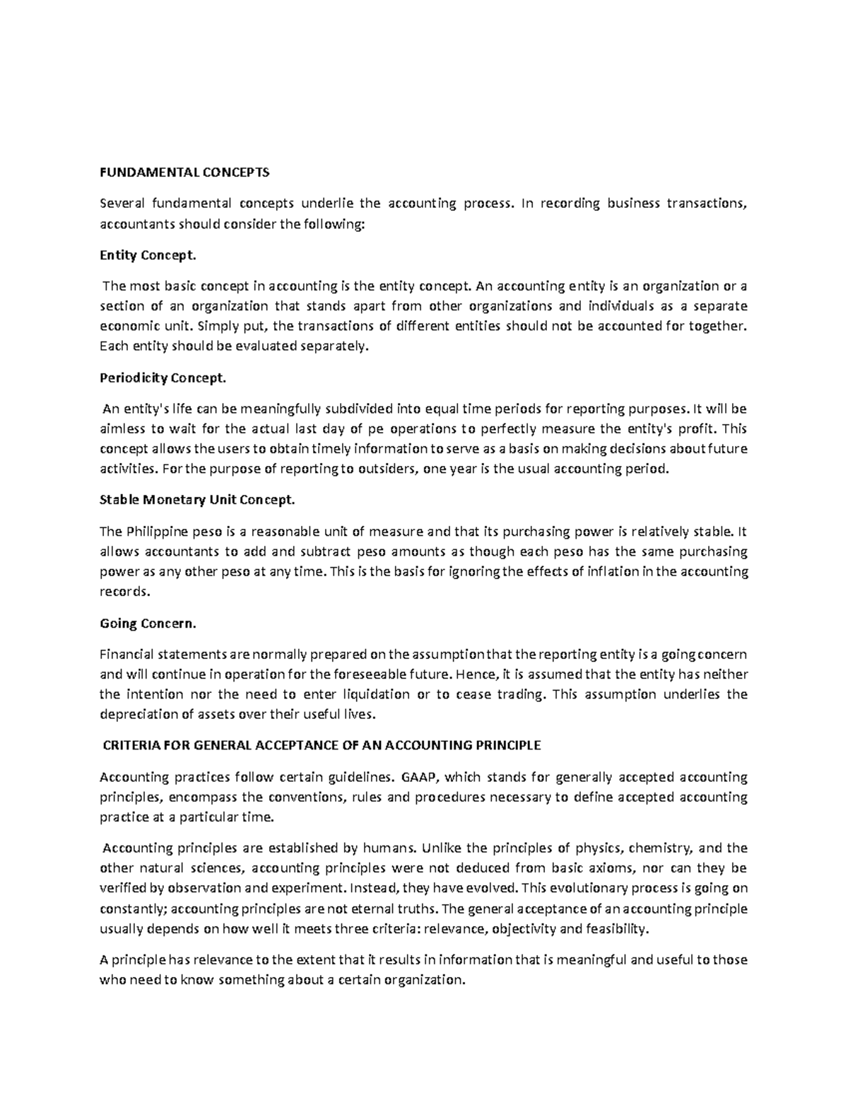 Accounting Principles and Assumptions: Fundamental Concepts Explained ...