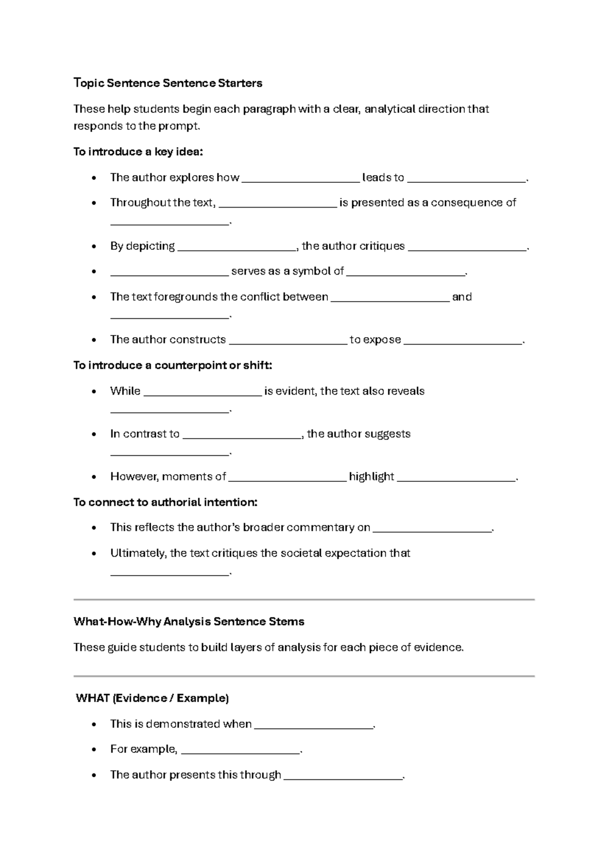 VCE Text Response - Workbook Breakdown for Bad Dreams Analysis - Studocu