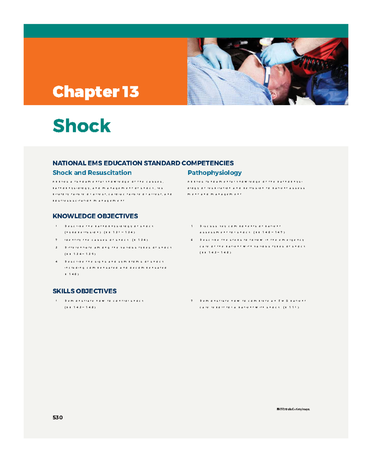 Chapter 13: Shock Management and Resuscitation Techniques (NATIONAL EMS ...