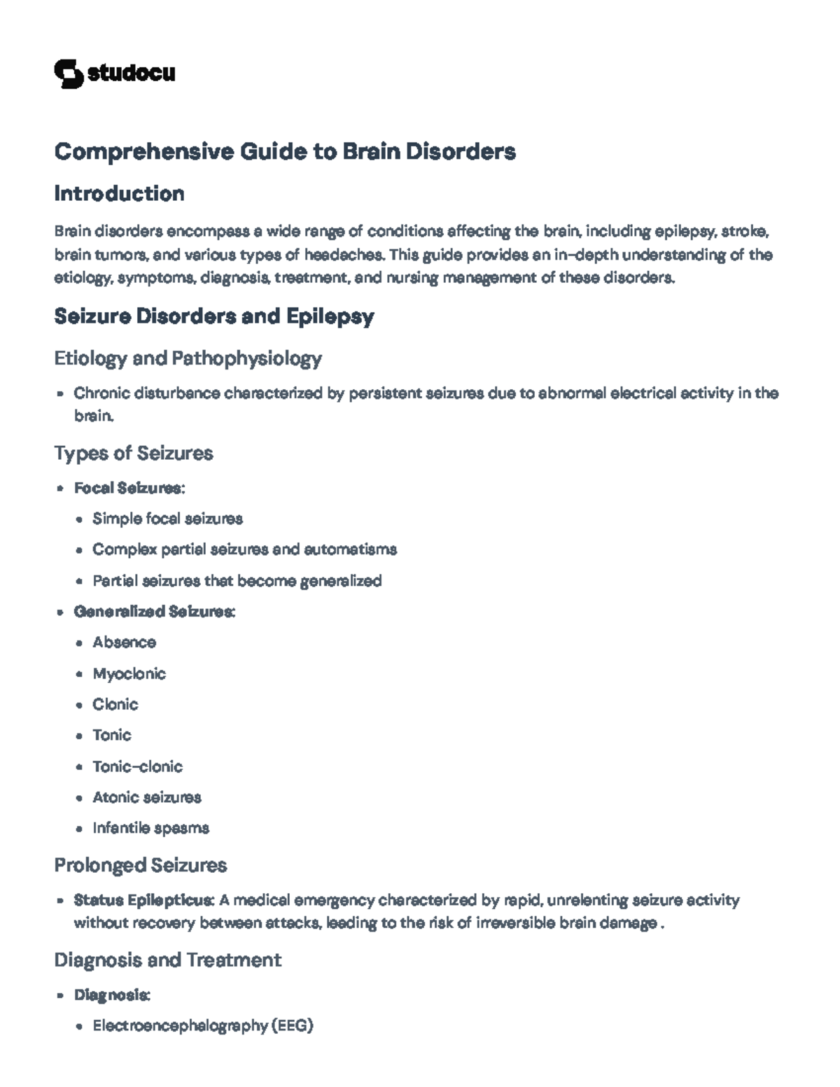 Chapter 23 - Comprehensive Guide to Brain Disorders and Management ...