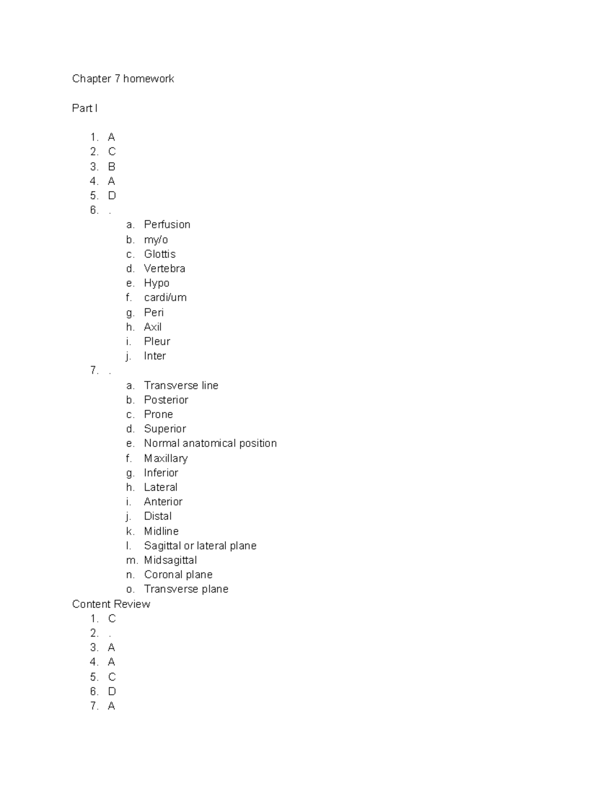 EMT CH 7 Homework Answers and Content Review Summary - Studocu