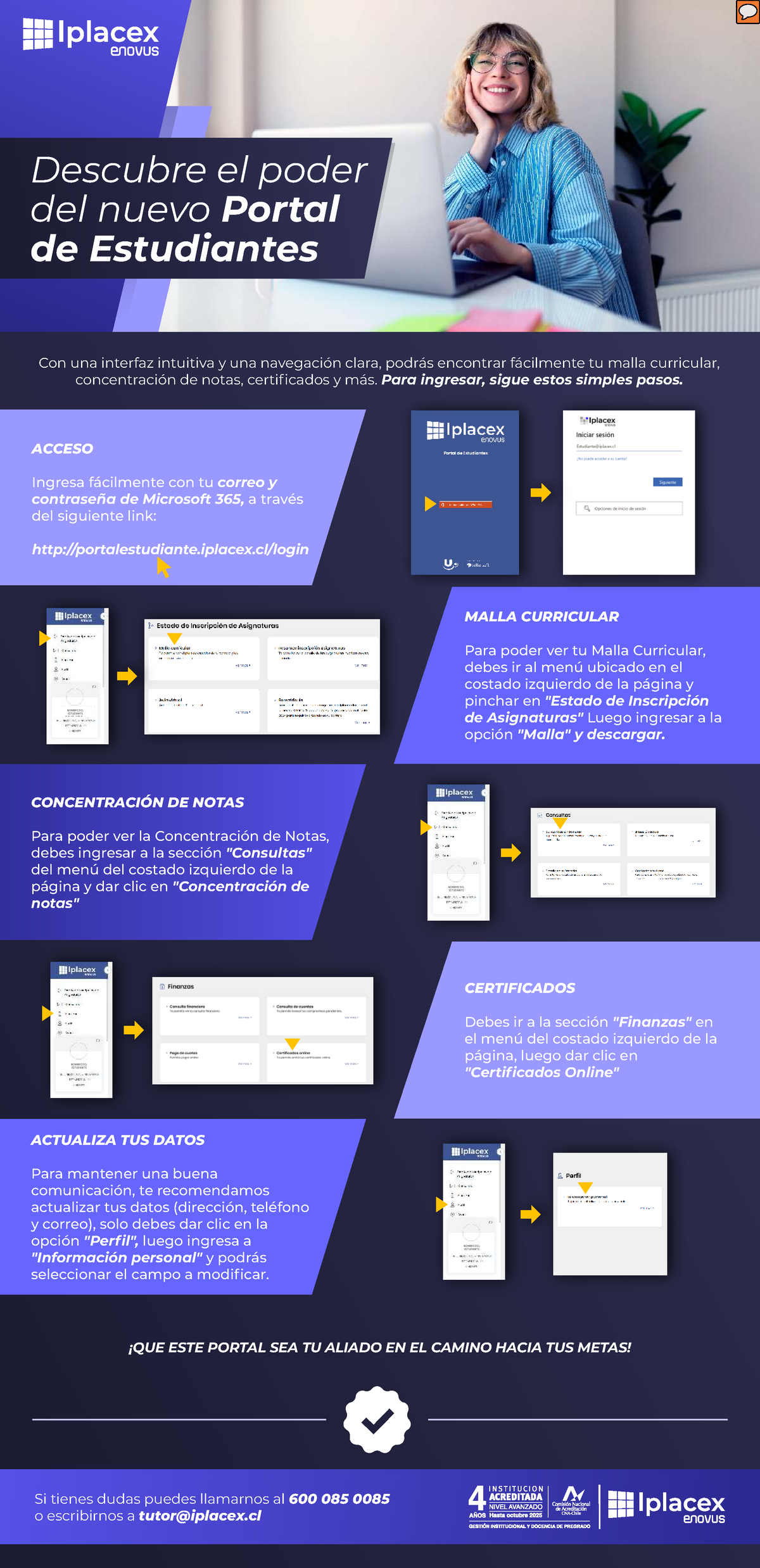 Guía del Portal de Estudiantes: Acceso y Funcionalidades Clave - Studocu