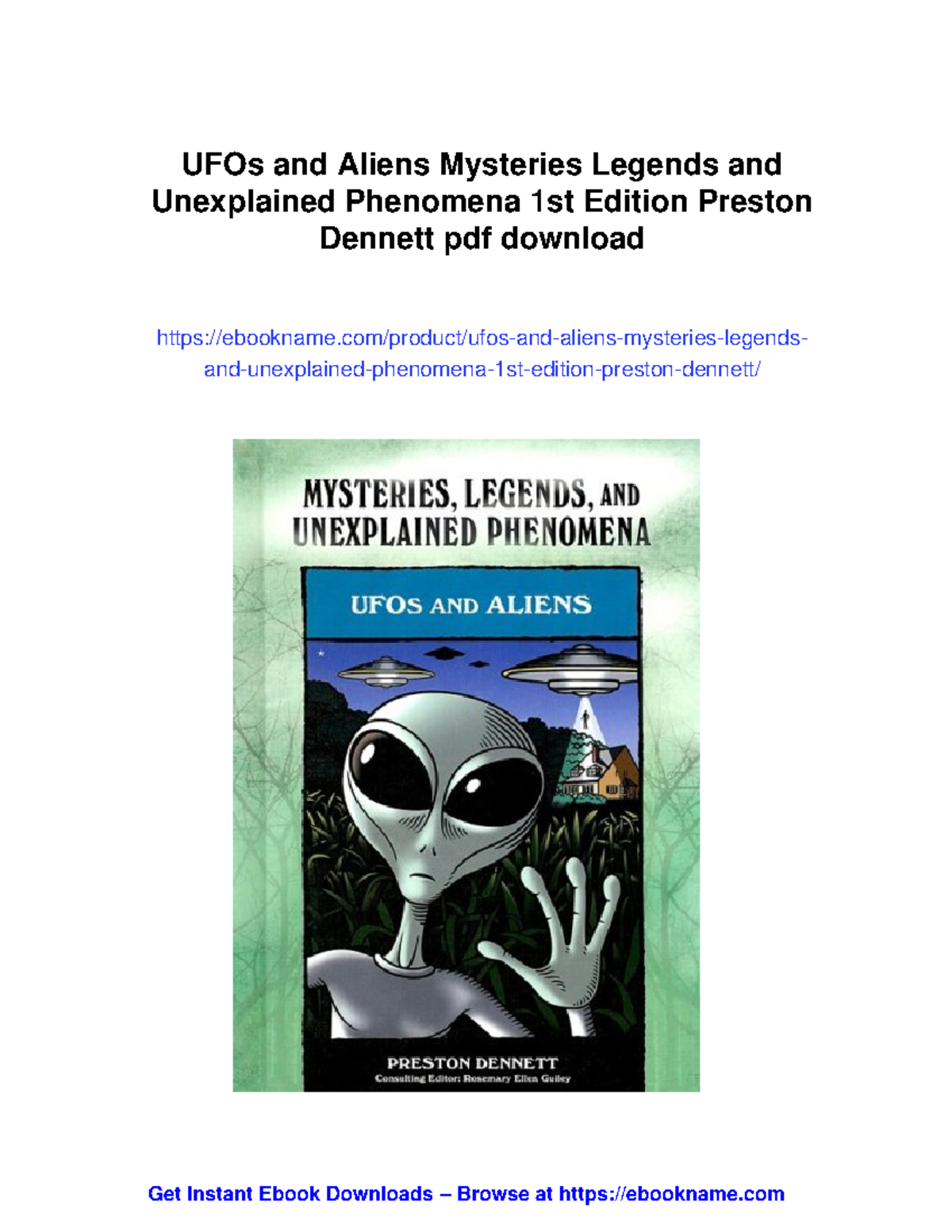 UFOs and Aliens: Mysteries, Legends & Unexplained Phenomena (1st Ed ...