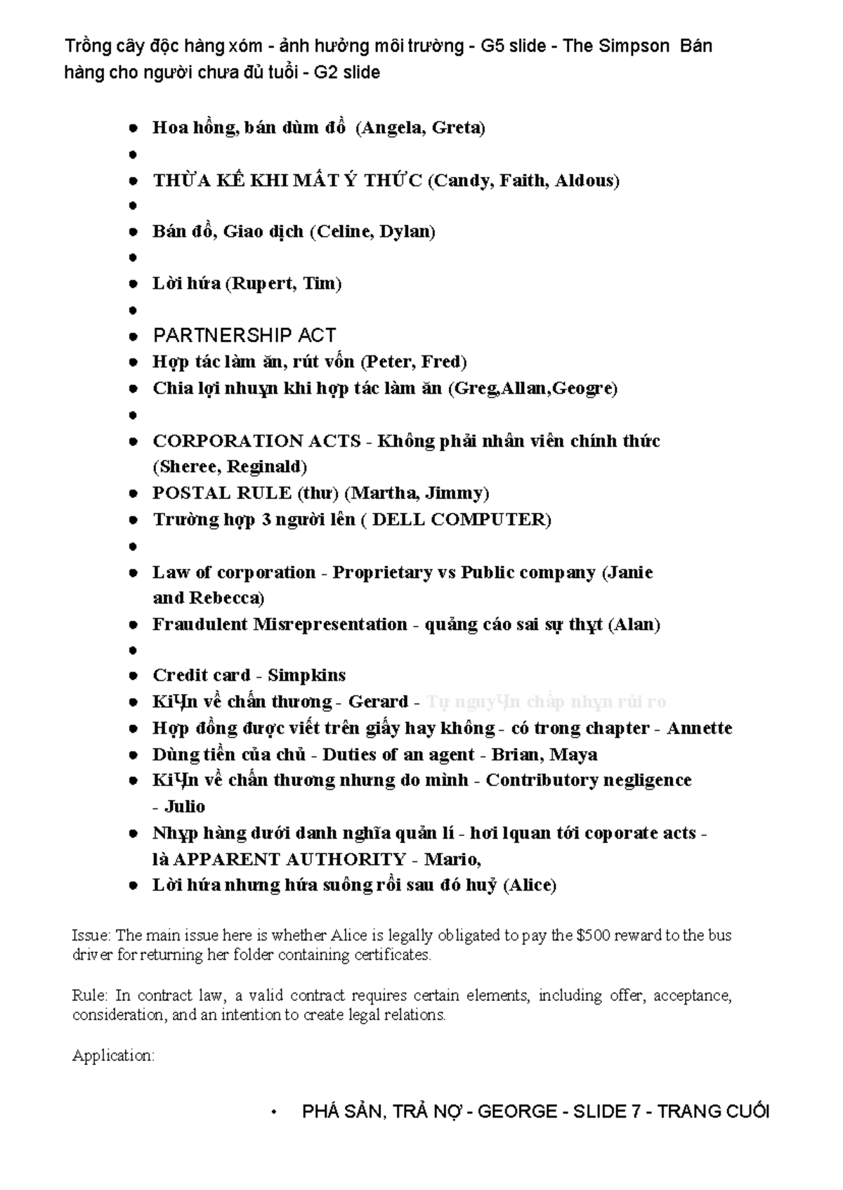 IRAC Case Analysis: Legal Principles in Business Law (NUDC CBUD) - Studocu