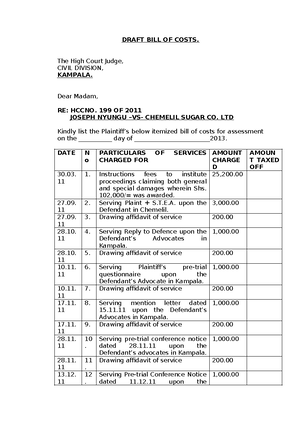 Trial Bundle Sample Copy - THE REPUBLIC OF UGANDA IN THE HIGH COURT OF ...