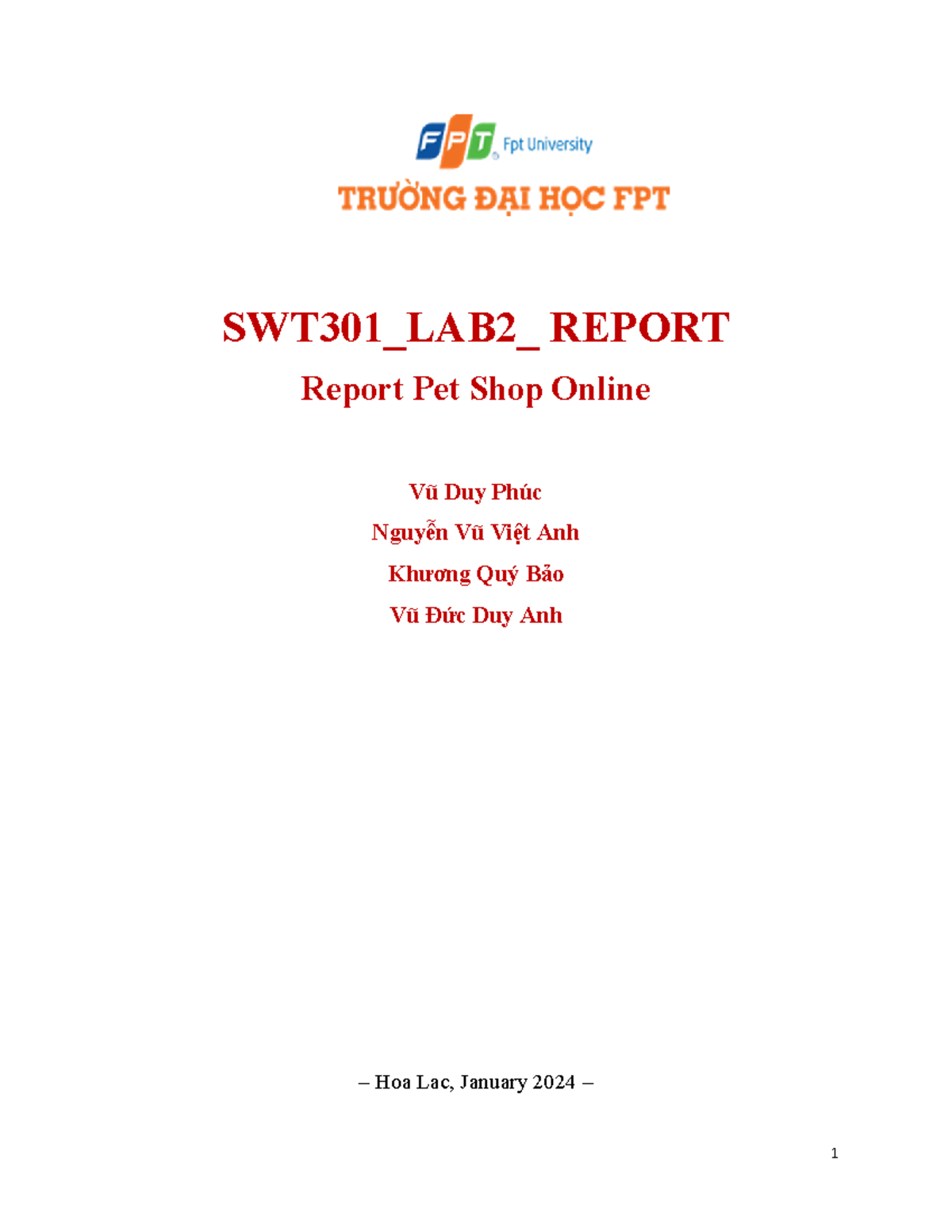 SWT301 Lab2 Report: Testing Strategy and Findings for Pet Shop Site ...
