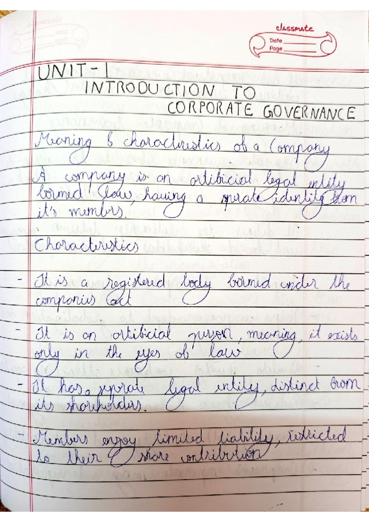 Corporate Governance Assignment (CG 101): Key Concepts and Theories ...